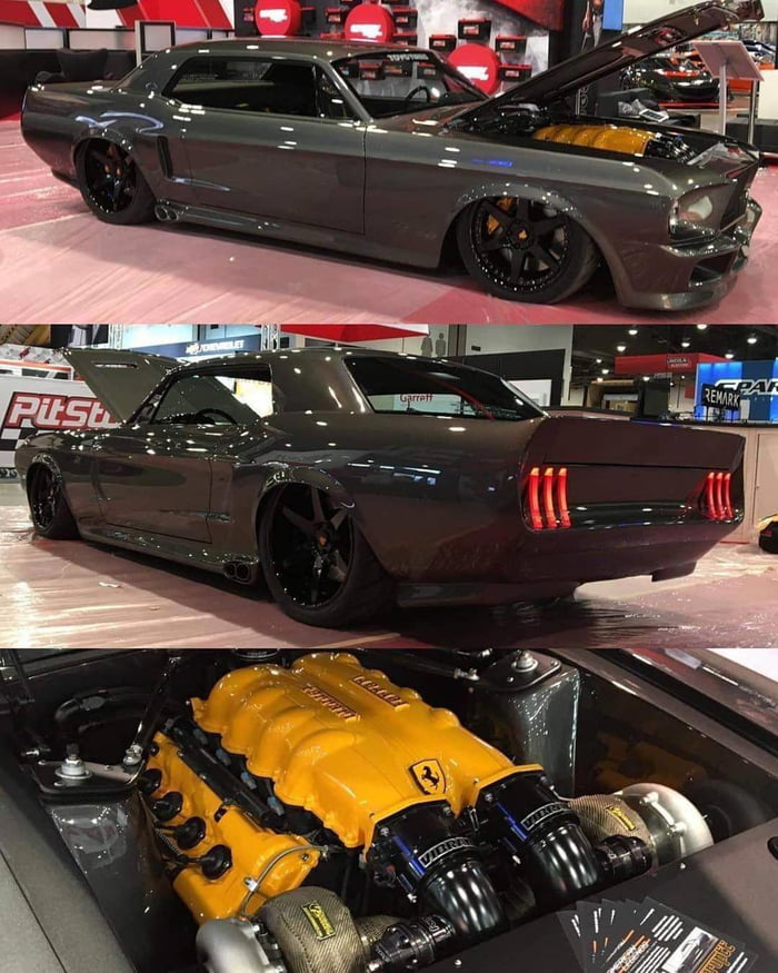 Classic Mustang With Ferrari Engine - 9GAG
