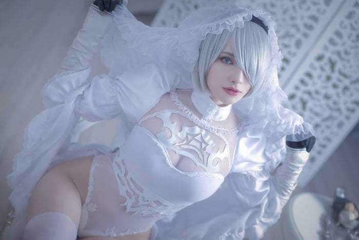 2B Bride (Nier Automata) by @SaiWestwood - 9GAG