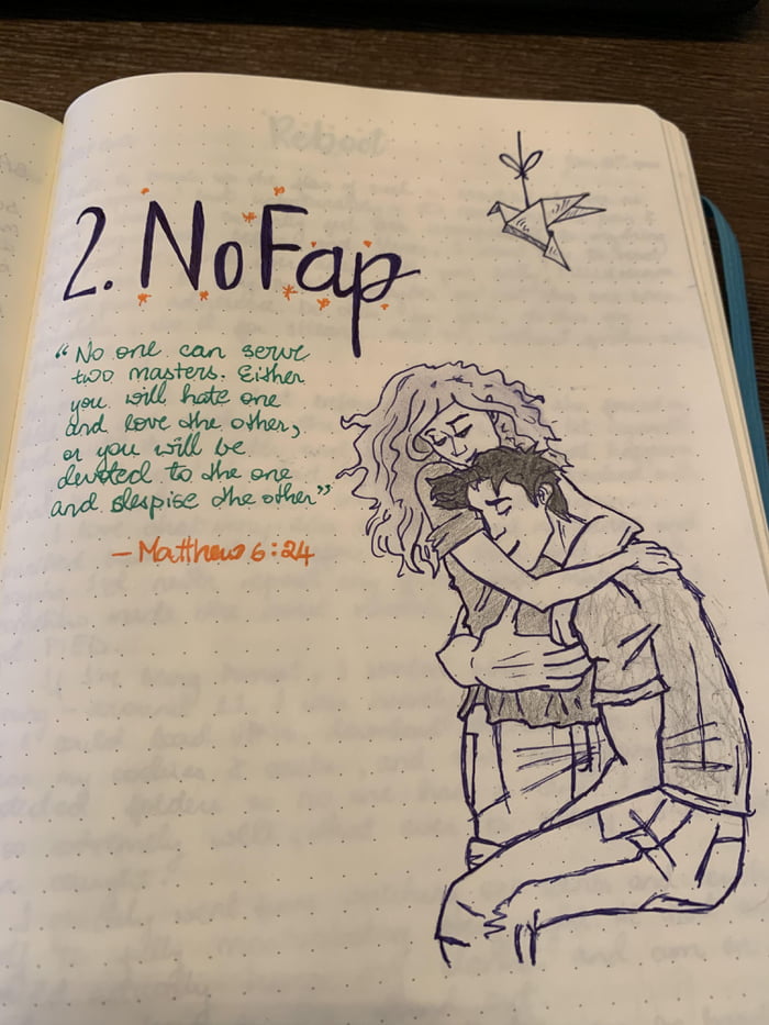 Making a complete journal about his NoFap journey - 9GAG