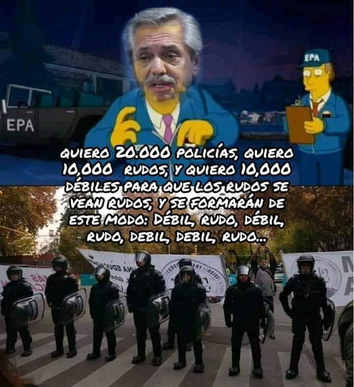 Rudo, débil, rudo, débil... - 9GAG