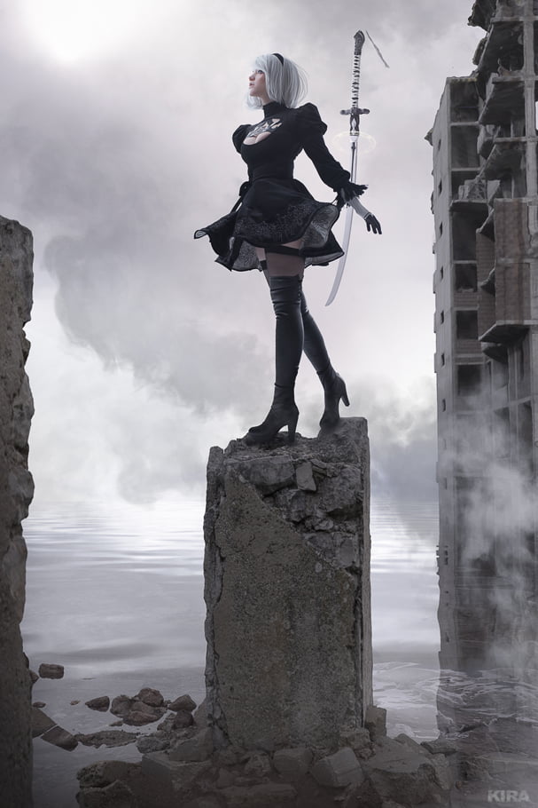 NieR: Automata 2B by Lada Lyumos - 9GAG