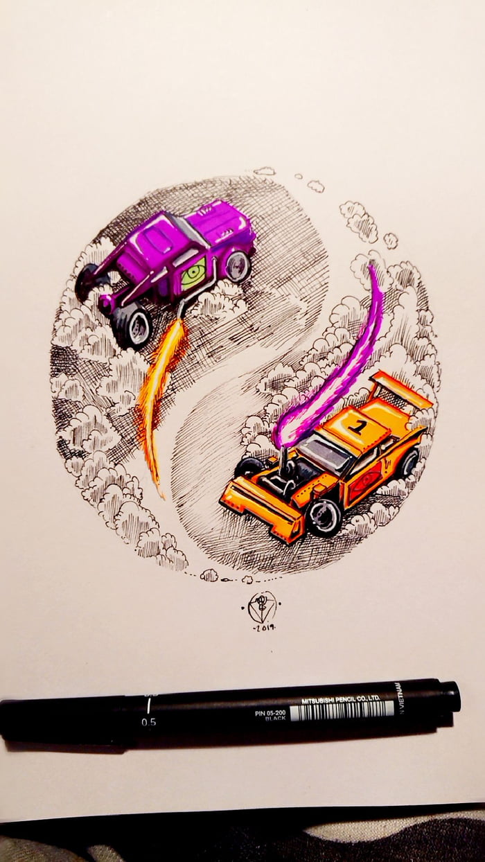 New drawing - jdm yin-yang - 9GAG