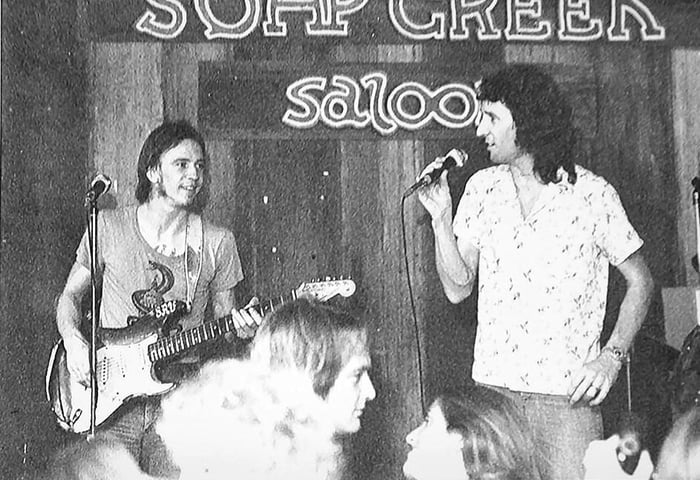 Baby-faced Stevie Ray Vaughan in his early Austin gig days, 1975 - 9GAG