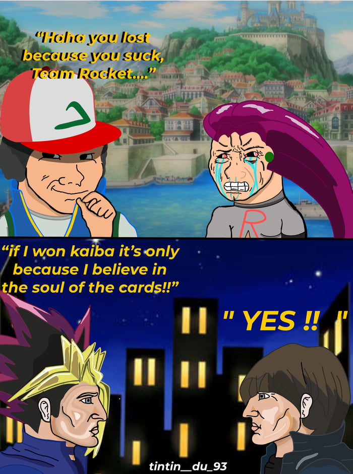 Oc pokémon vs Yu-Gi-Oh - 9GAG