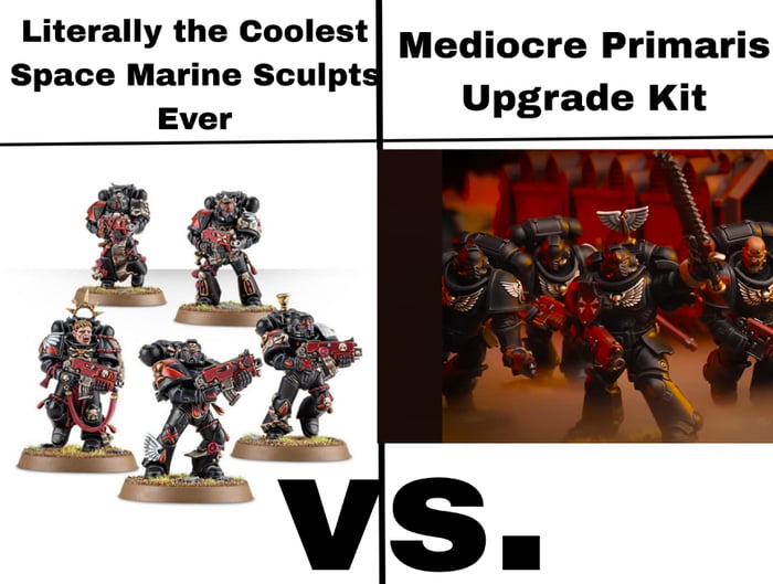 Wow what an upgrade! Thanks James Workshop! - 9GAG