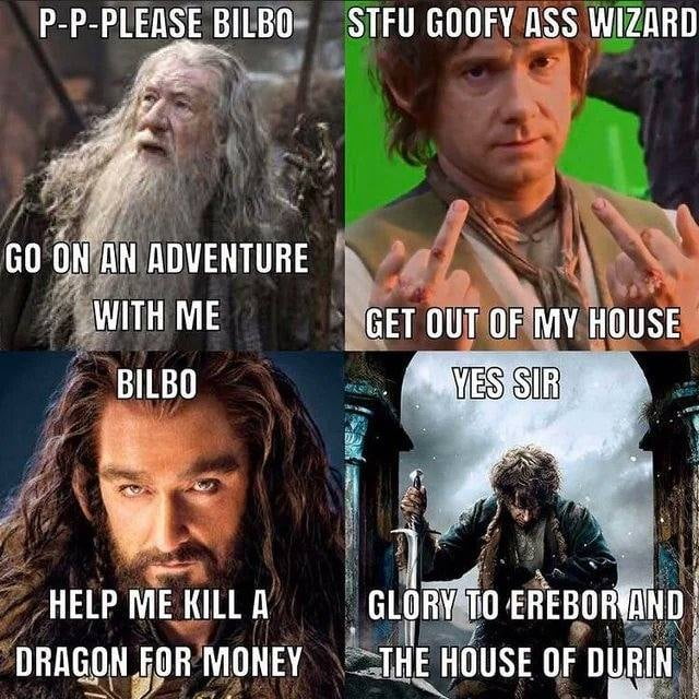 Bilbo, adventure now - 9GAG