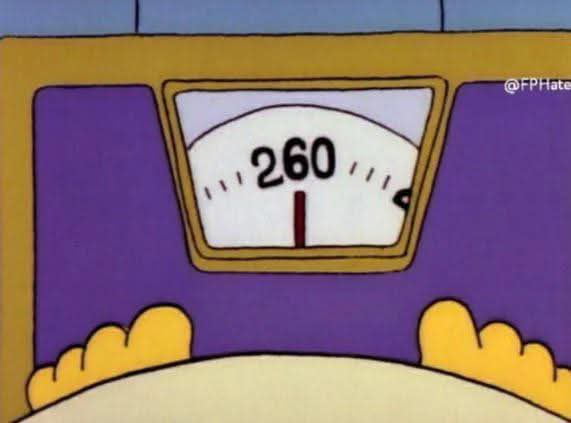 A reminder that 35 years ago Homer was considered comically obese at ...