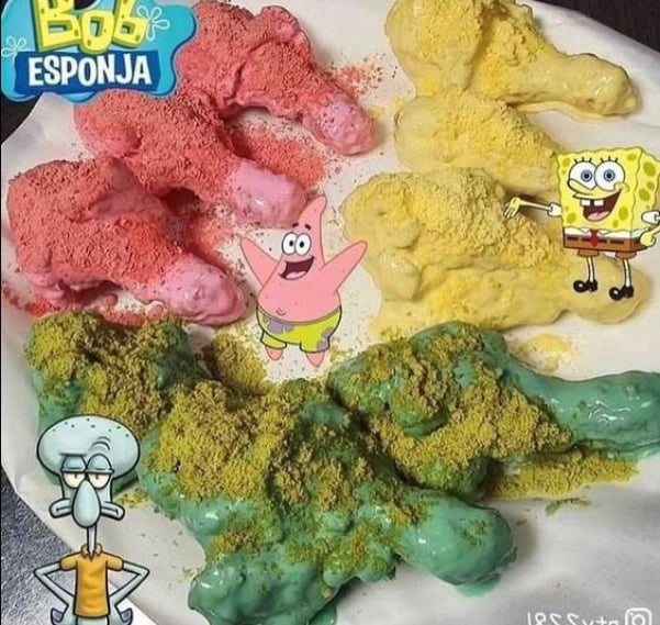 Spongebob Chicken Legs, they all look gross as hell - 9GAG