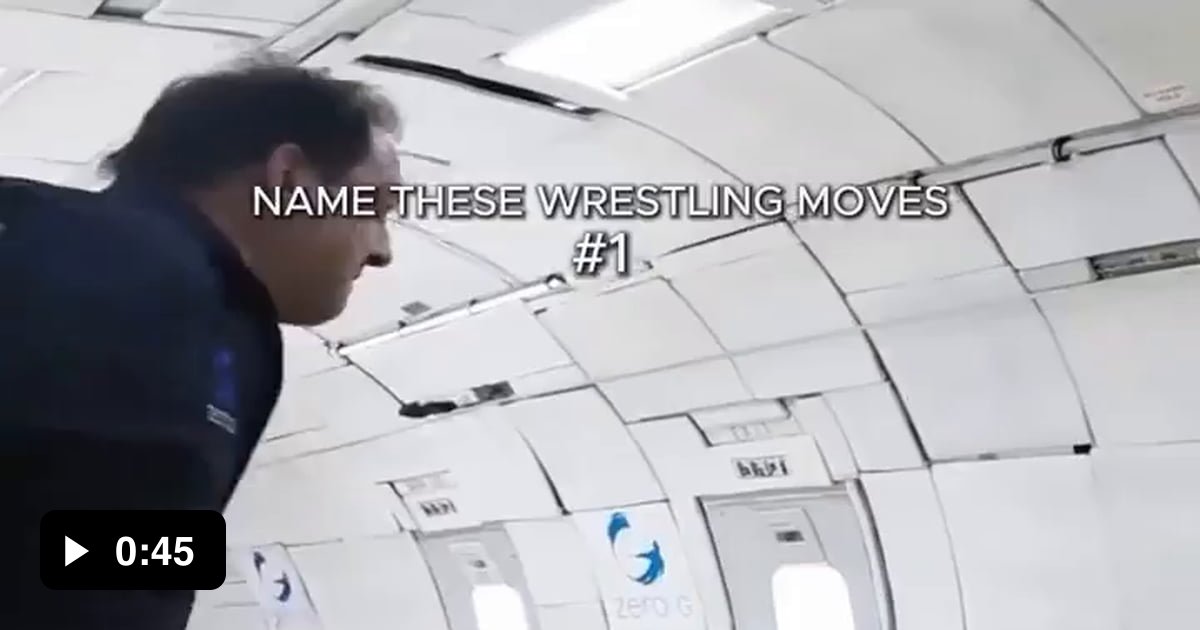 Wrestling in reduced gravity - 9GAG