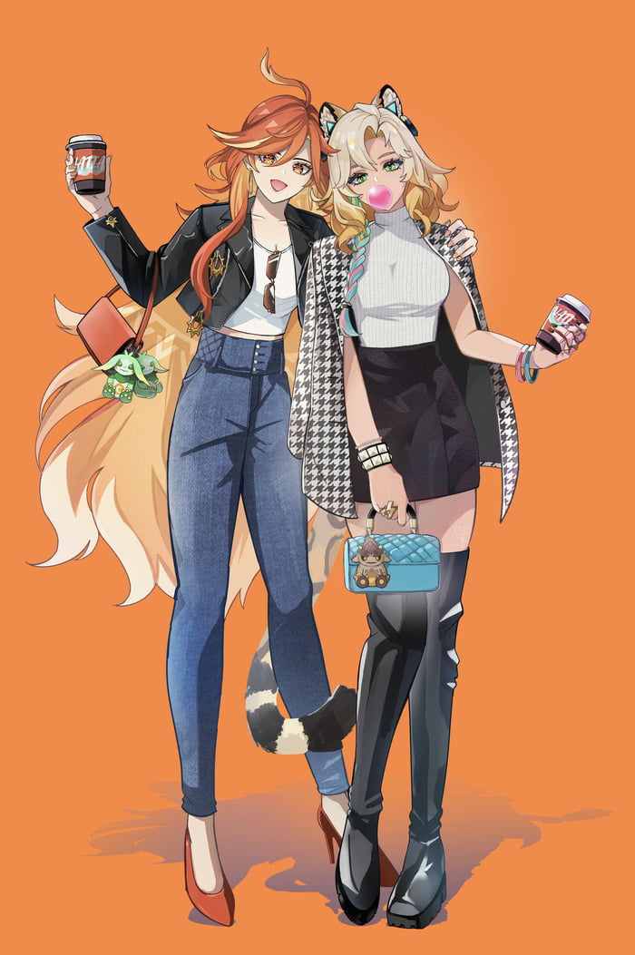 Mavuika and Xilonen having fun together - 9GAG