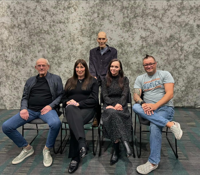 It’s an Addams Family reunion. Anjelica Huston, Christopher Lloyd ...