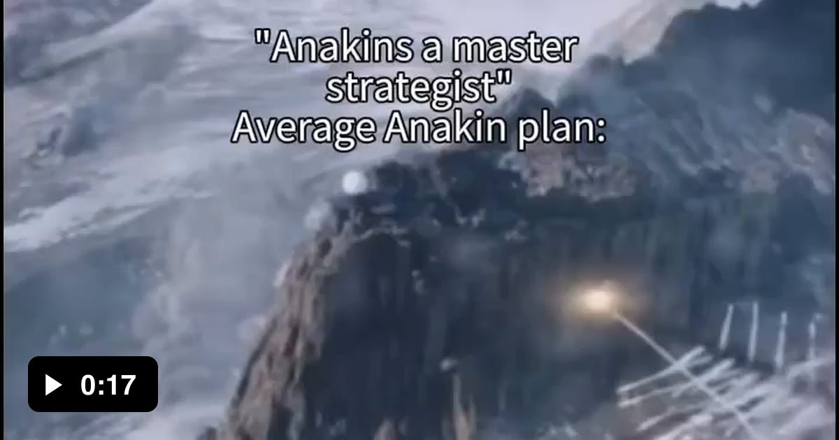 Anakin? A master? Yeah right - 9GAG