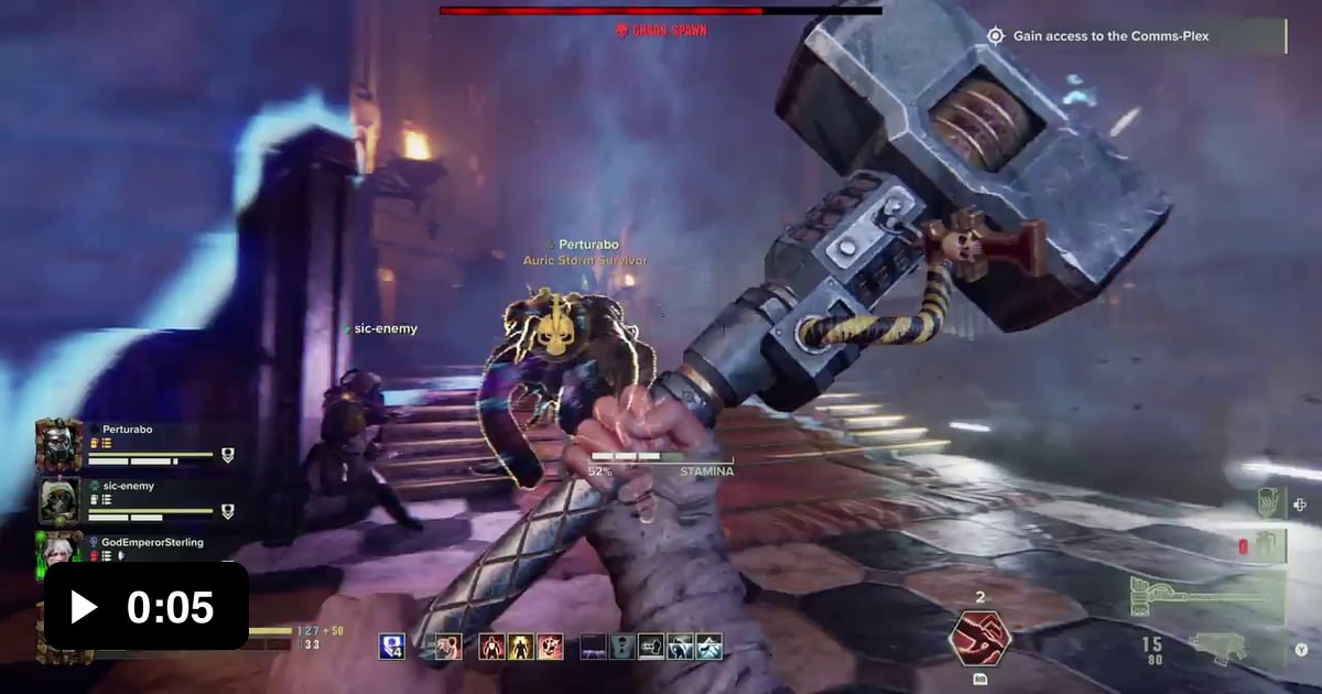 Lore accurate Thunder Hammer - 9GAG