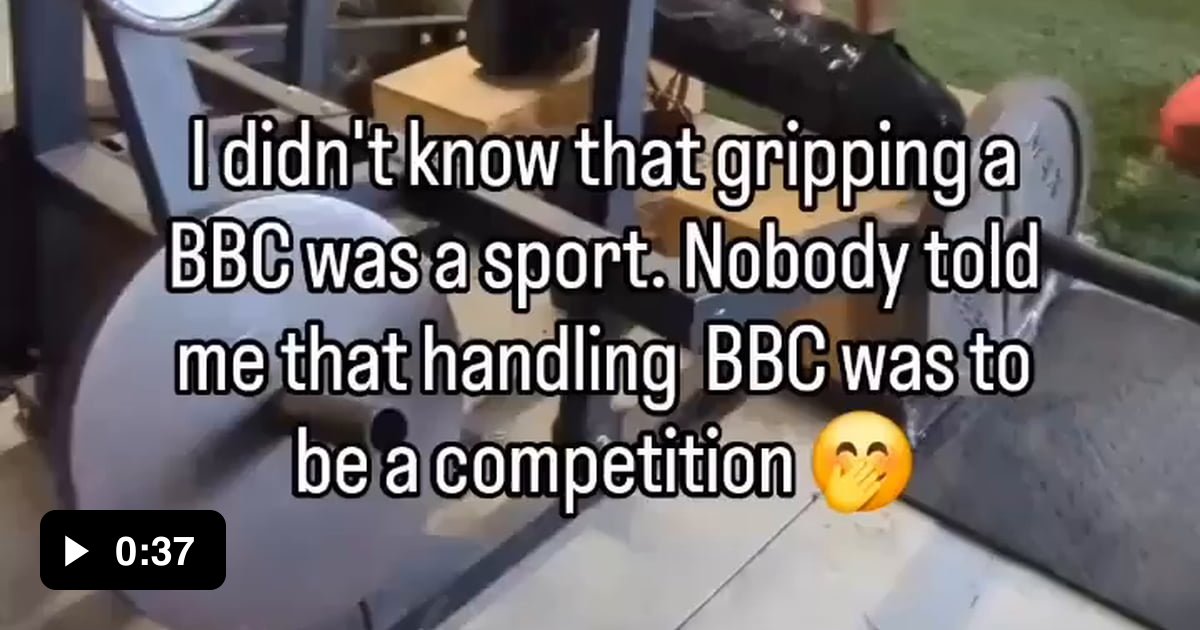 That's a strong grip on... something. - 9GAG
