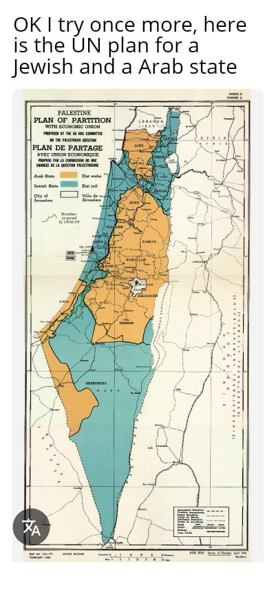 Arabs rejected the plan and went to war, losing more land. - 9GAG
