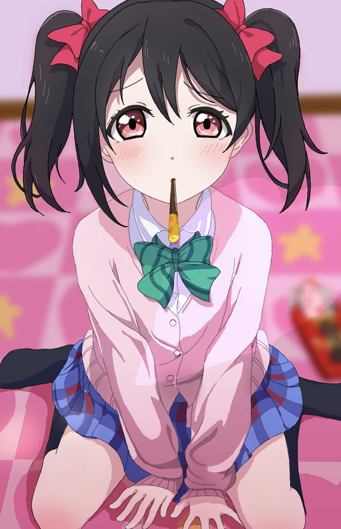Nico takes on the Pocky game - 9GAG