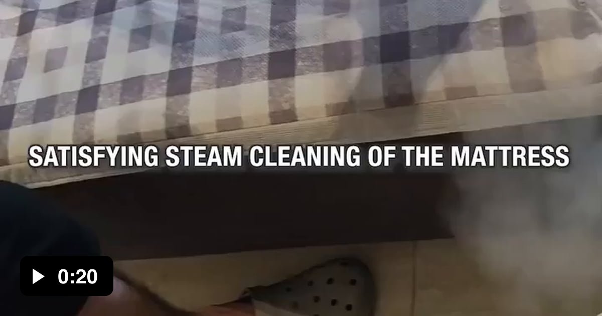Steam cleaning of a mattress - 9GAG