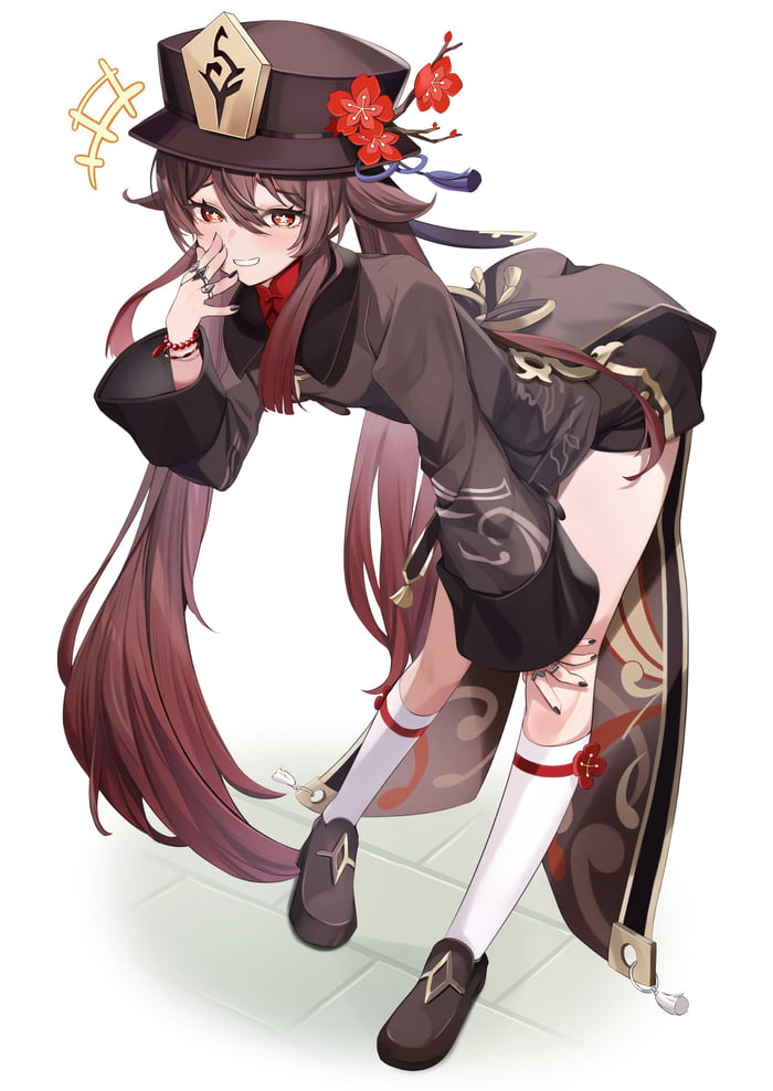 This pose is everything, Hu Tao always brings the vibes. - 9GAG