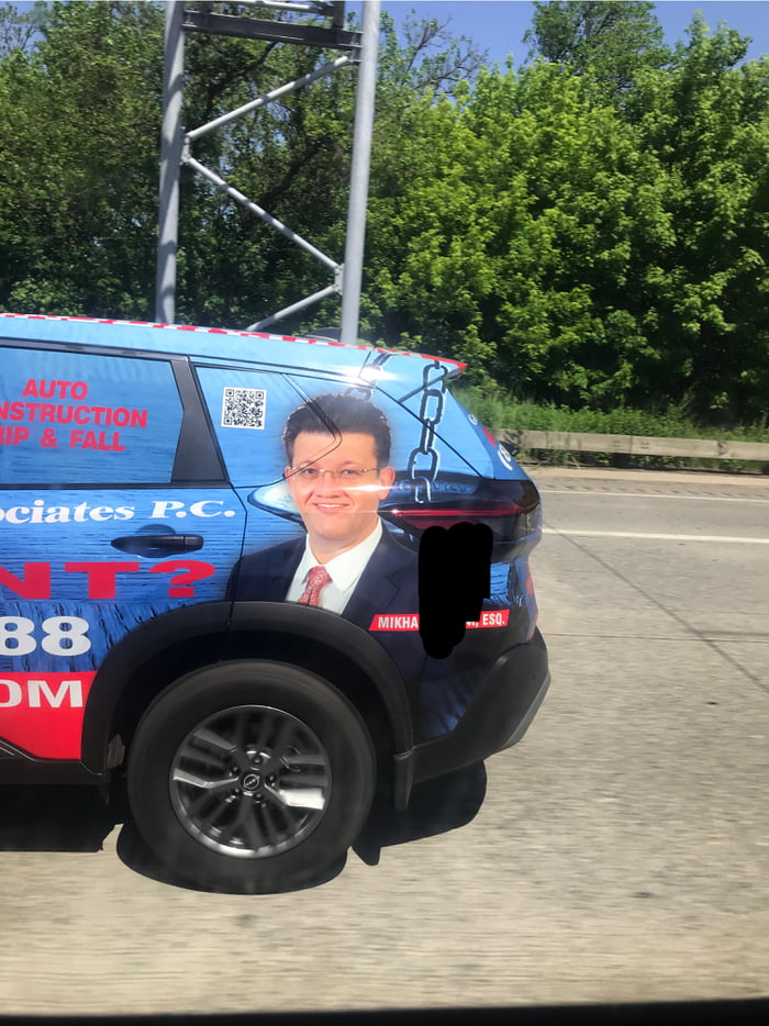 The face on the car makes him look autostic. - 9GAG