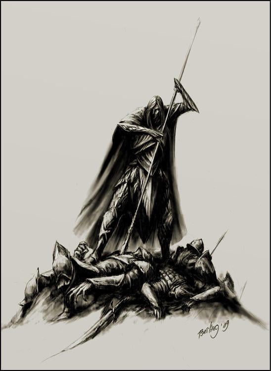 What is your favorite non sword weapon in middle earth? (Art by Berling ...