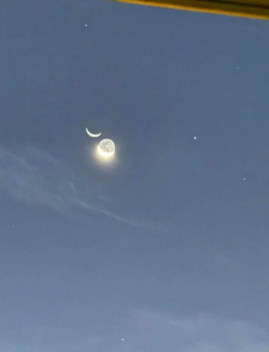 I got a picture of earth's second moon this morning. - 9GAG