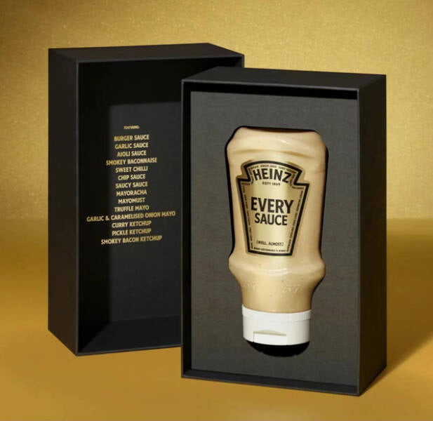 Heinz released a combination of all their 14 sauces, called “Every ...