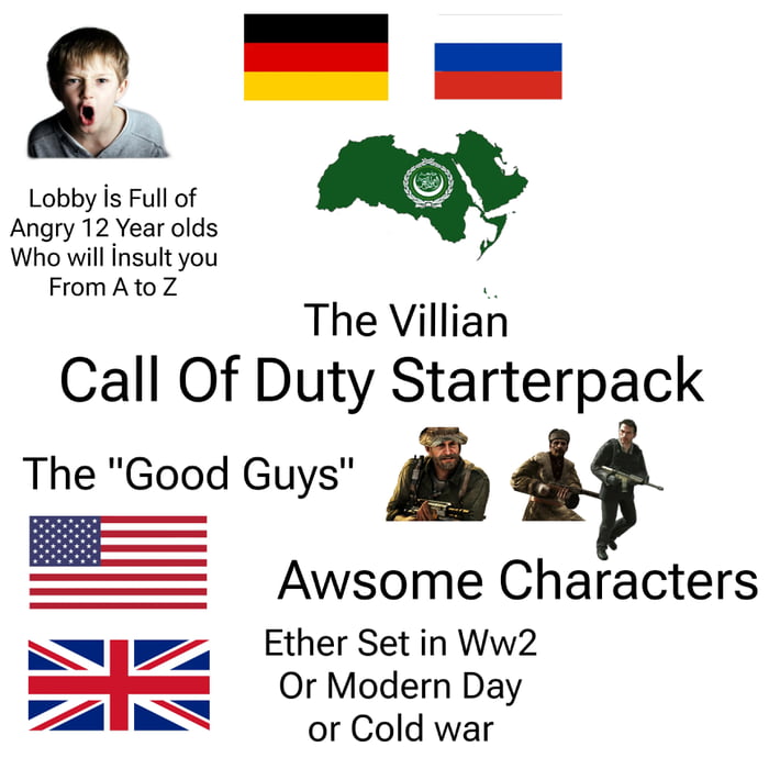 CoD starterpack - 9GAG