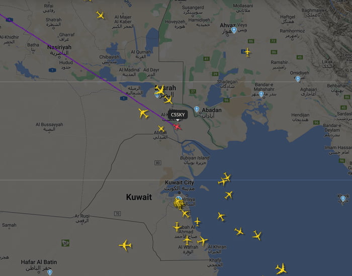 Assad's private jet. He is fleeing to UAE right now - 9GAG