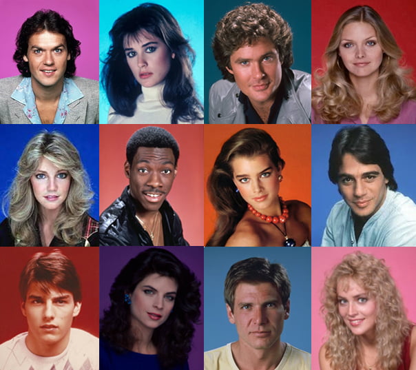 Remember when every actor/actress in the 70s and 80s had those studio ...