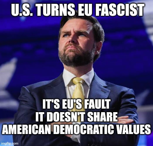 Got to love J.D. Vance. Man's a pure genius 🧠 - 9GAG