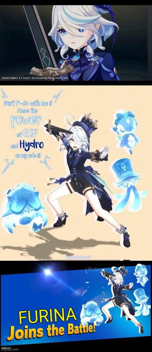 Furina joins the smash - 9GAG