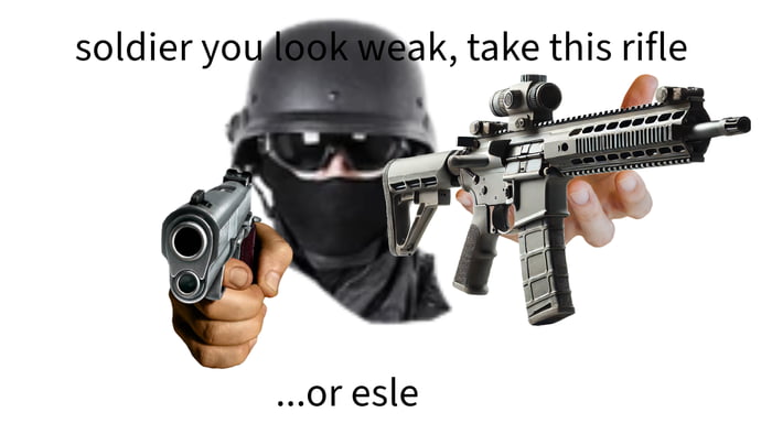 Tactical drill sergeant, enforcer of firepower - 9GAG