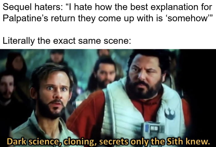 Star wars fans when the prequels are actually good - 9GAG