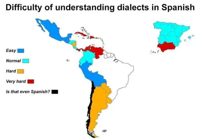 LATAM Spanish difficulty - 9GAG