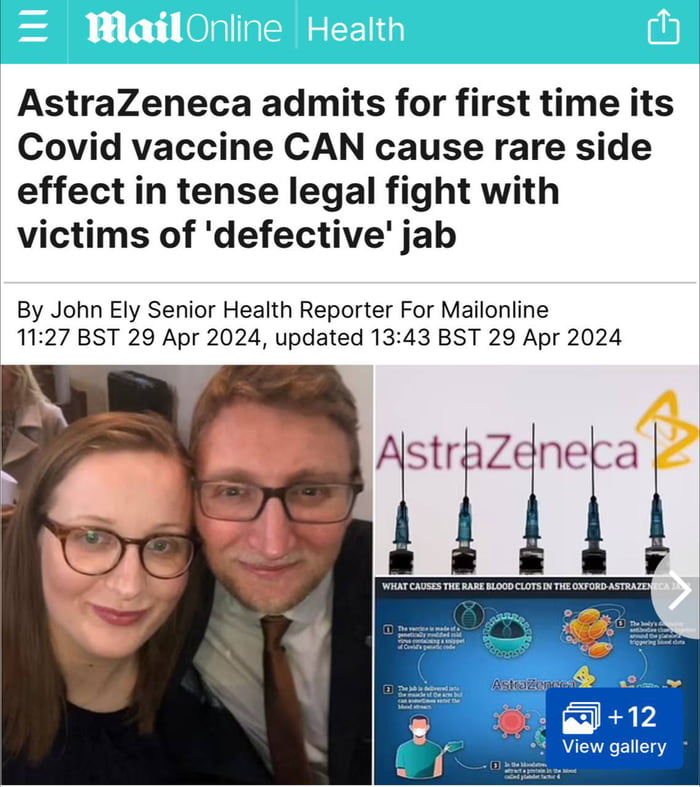 AstraZeneca has admitted in court for the first time that its ...