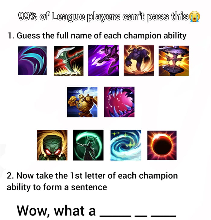 Learning ability names is... - 9GAG
