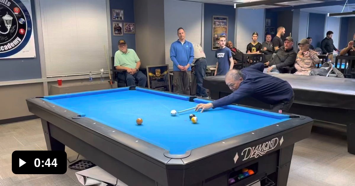 The GOAT of pool giving a masterclass. - 9GAG