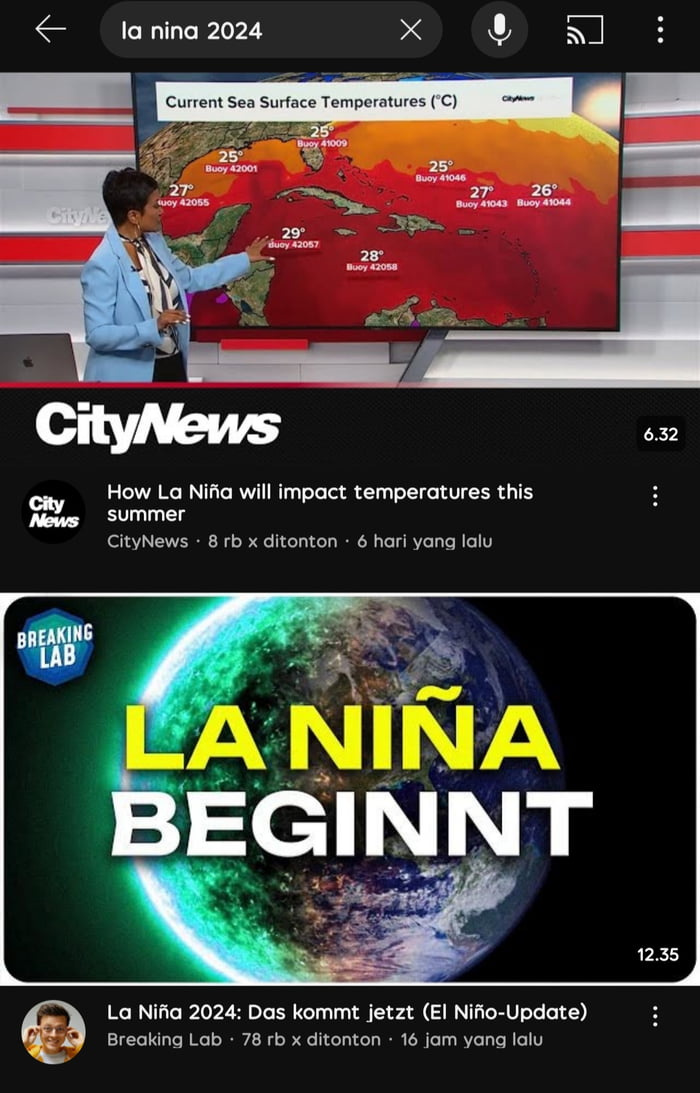 La Nina effeck will attact Southeast Asia region - 9GAG
