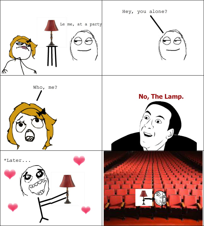 Rage Comic - The Lamp - 9GAG