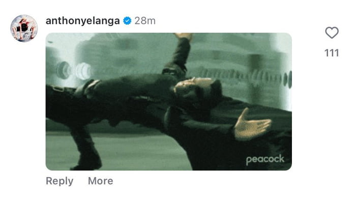 Anthony Elanga comments on Maxi Oyedele's Manchester United exit - 9GAG