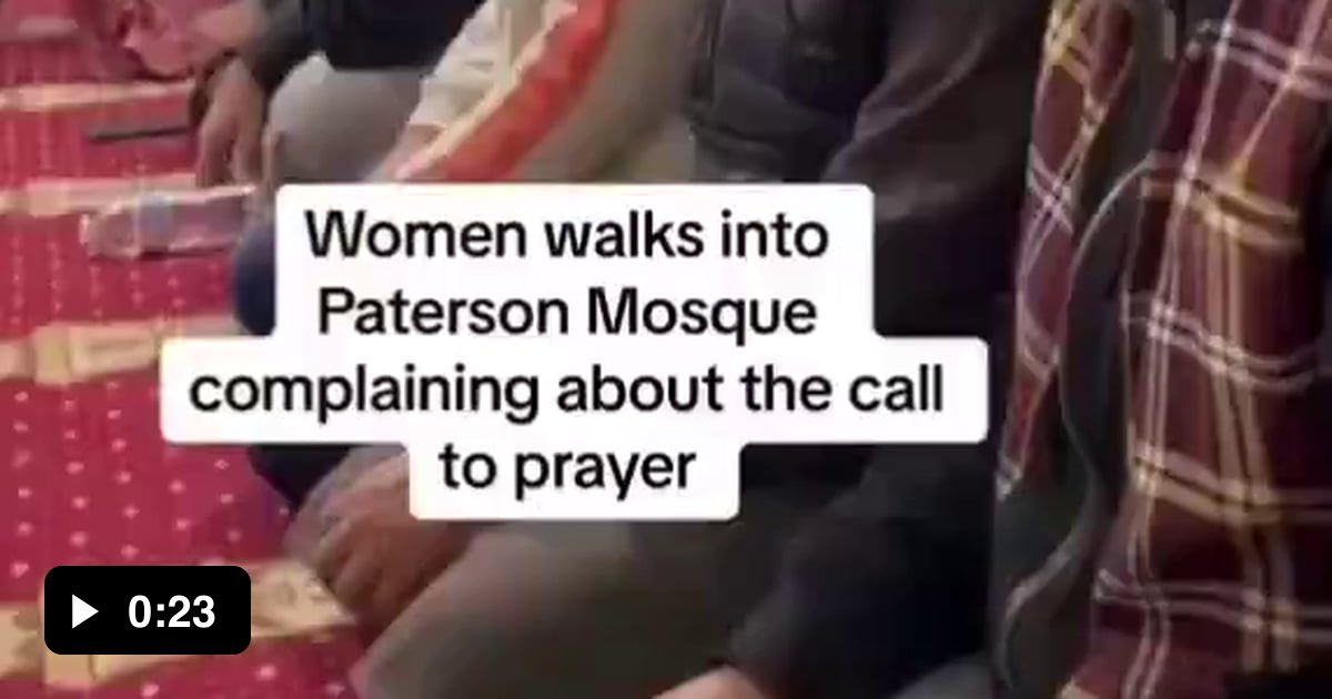 At the Paterson Mosque in New Jersey a woman enters to complain about the call to prayer. - 9GAG