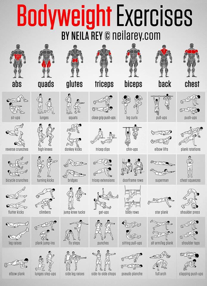 A Cool Guide to Bodyweight Exercises - 9GAG
