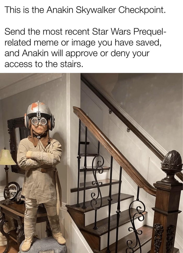 Anakin Skywalker Checkpoint. - 9GAG