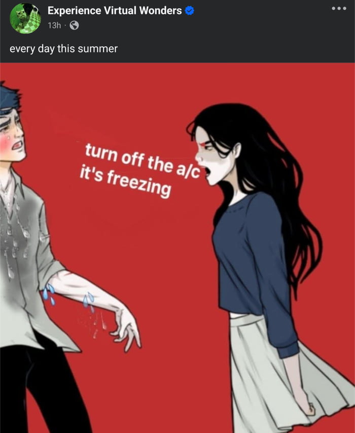 The eternal AC debate every summer - 9GAG