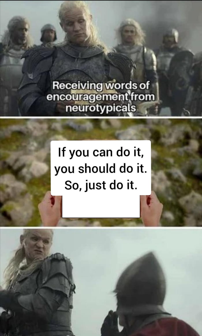 That feeling when the advice is just too simple. - 9GAG