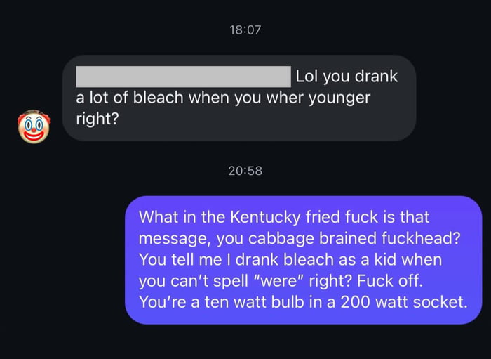 The perfect response to a poorly worded message - 9GAG