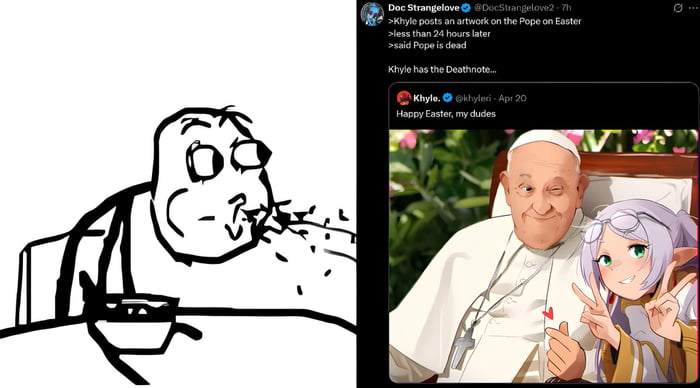 Rip Pope - 9GAG