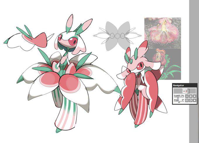 Mega Lurantis typing - 9GAG