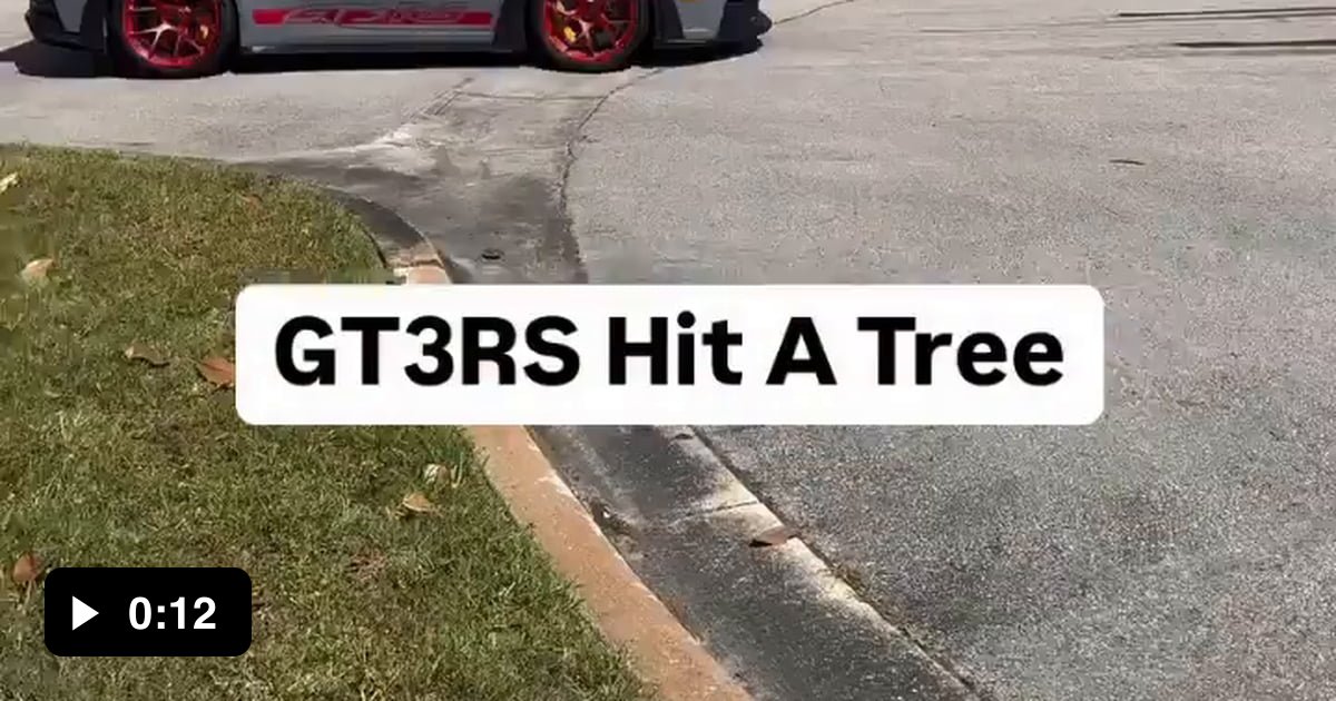 Porsche GT tree RS left cars and coffee in style - 9GAG