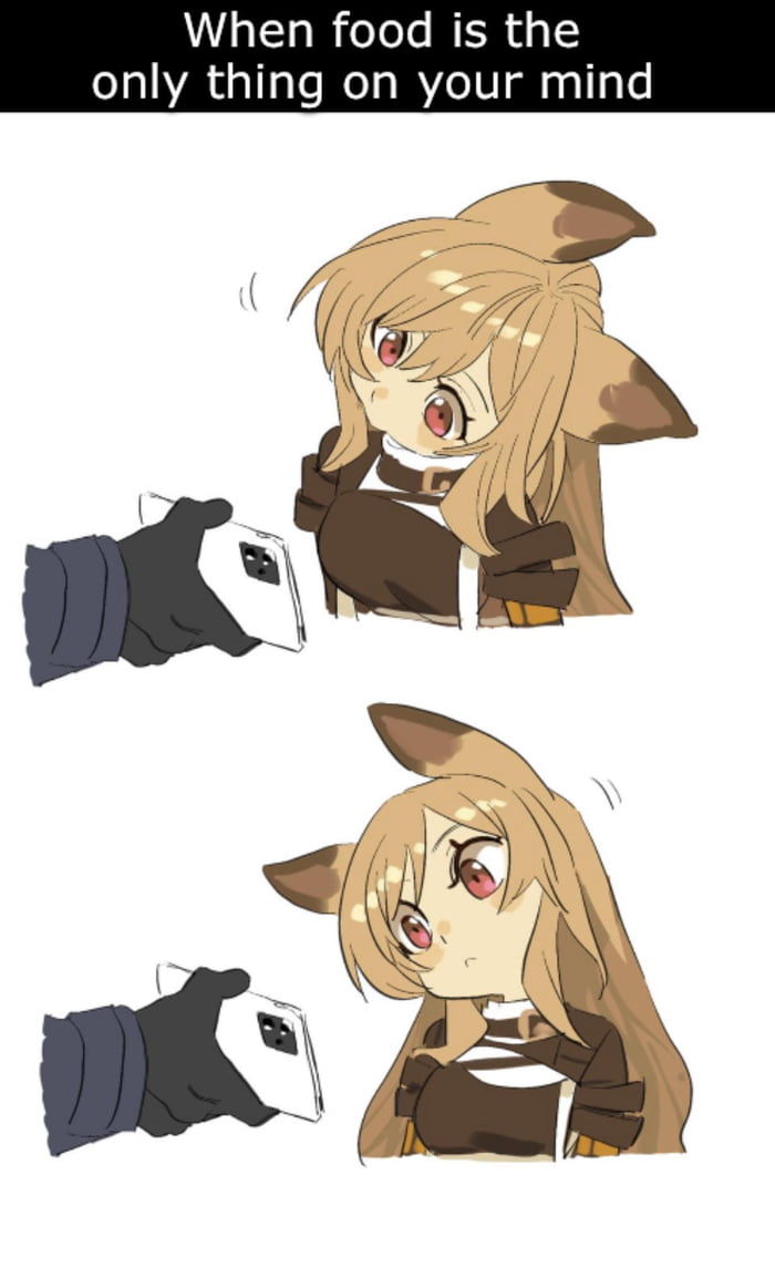 No thoughts, head empty knows only food - 9GAG